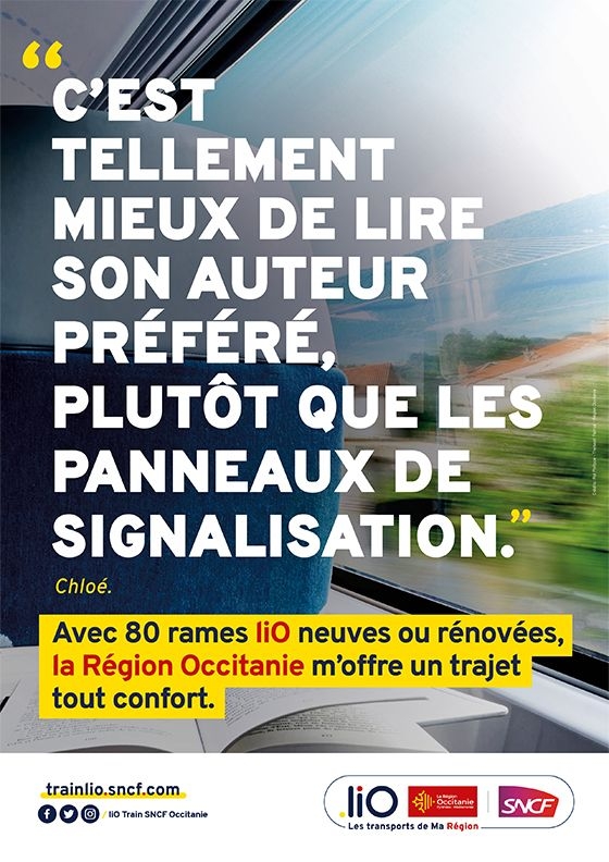 Région Occitanie x Agence Verywell : Campagne liO Trains